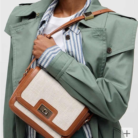 J. Crew | Bags | Nwot J Crew Edie Bag In Spanish Canvas Crossbody ...